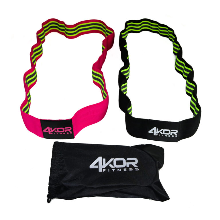 Long Resistance Bands - Non-Slip Fabric Power Bands | 4KOR Fitness
