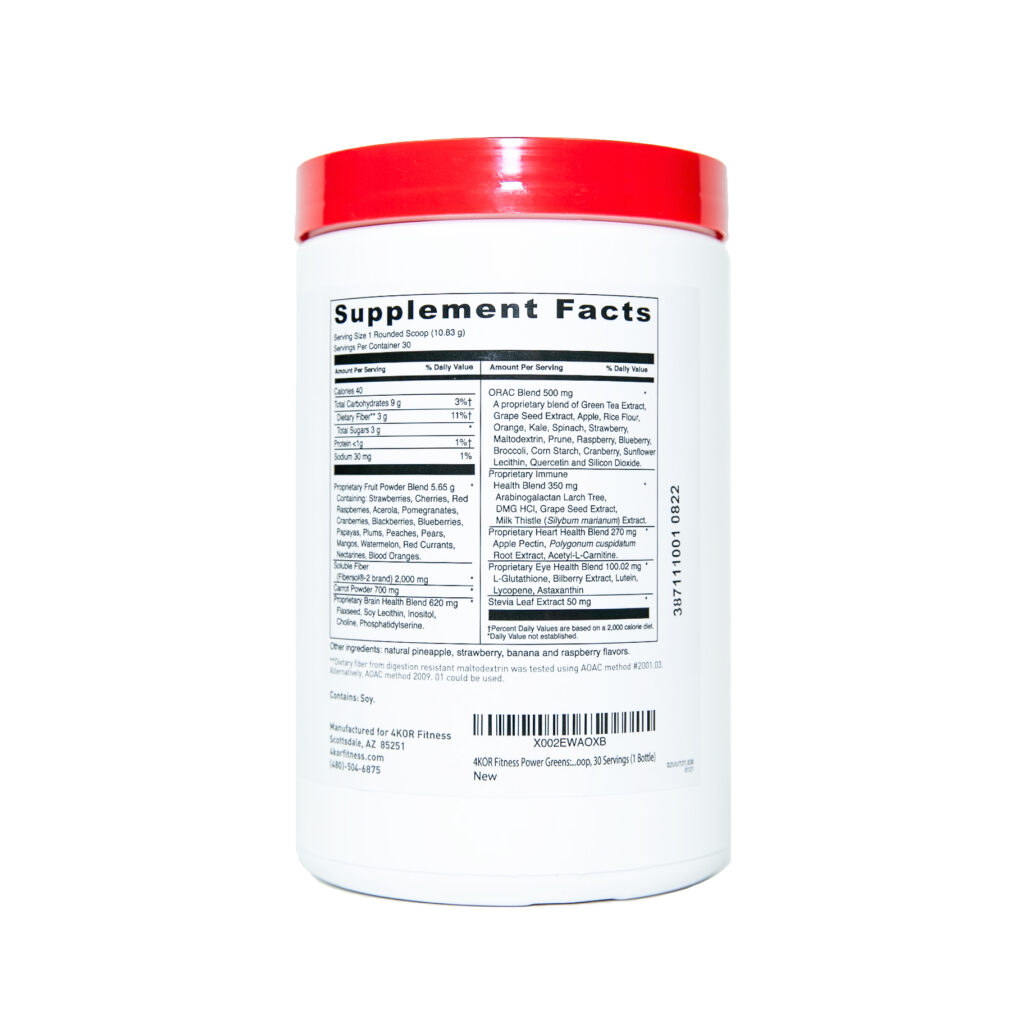 Power Reds & Greens - Energizing Greens Drink - Antioxidant & Superfood ...