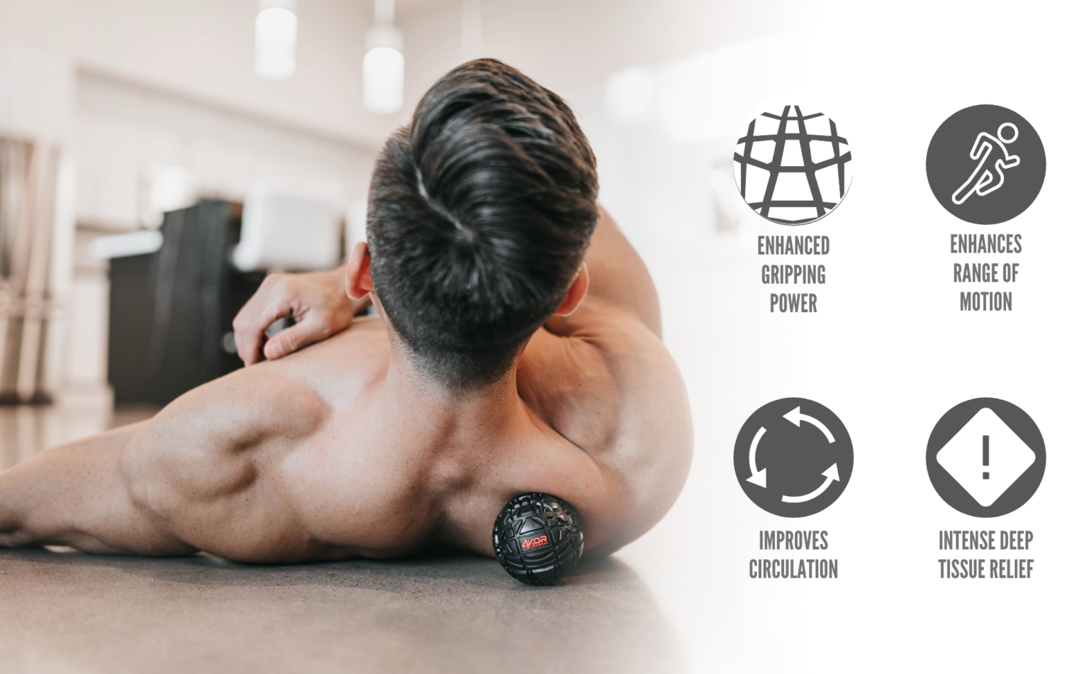 Ultimate Massage Ball Set - Enhanced Gripping Massage Grids - Fireball ...