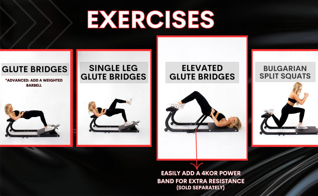 Peach Pro Glute Machine for Enhanced Glute Isolation | 4KOR Fitness